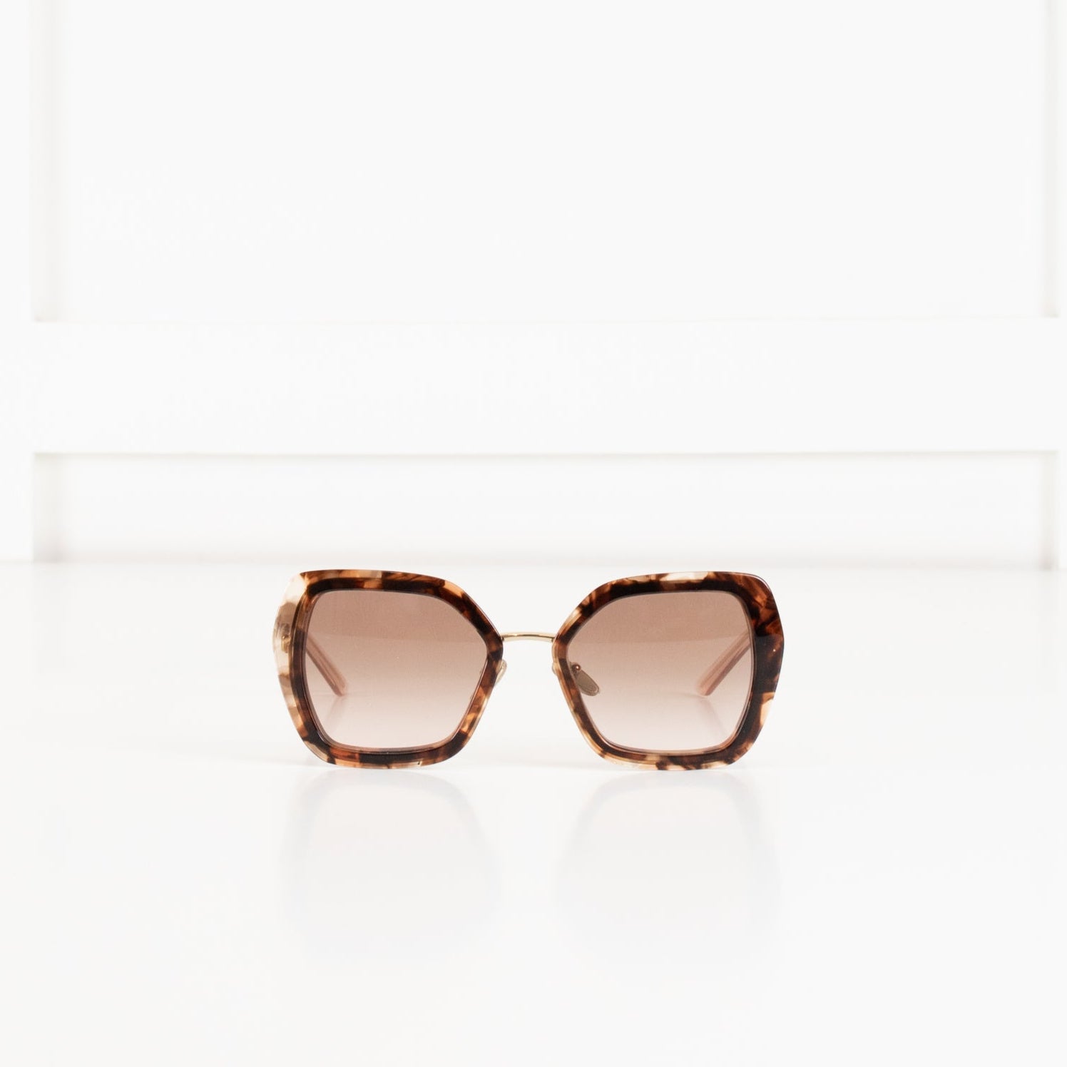 Prada Brown Tortoise Shell Square Sunglasses – Phoenix Style