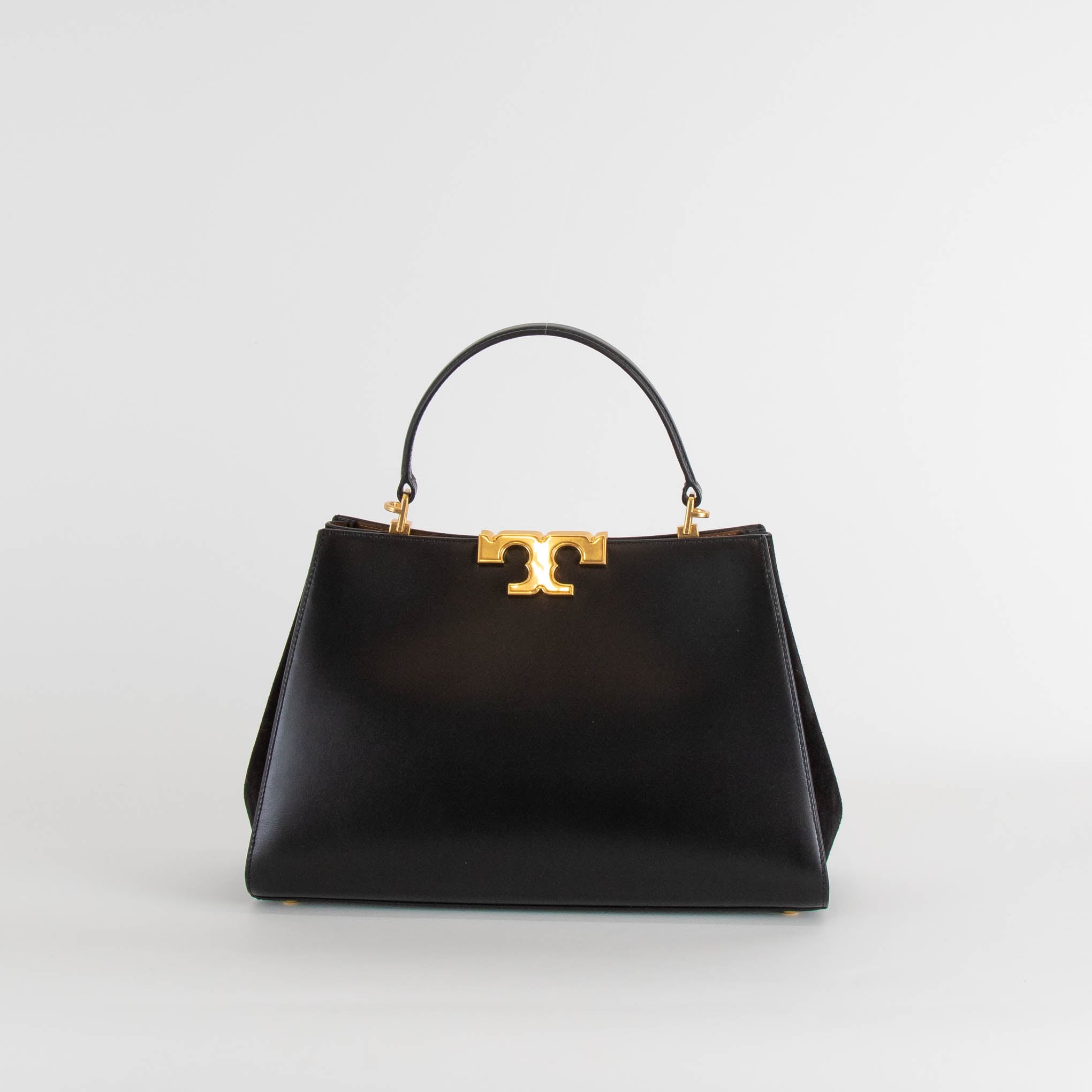 Tory Burch Eleanor Black Satchel Top Handle Bag – Phoenix Style
