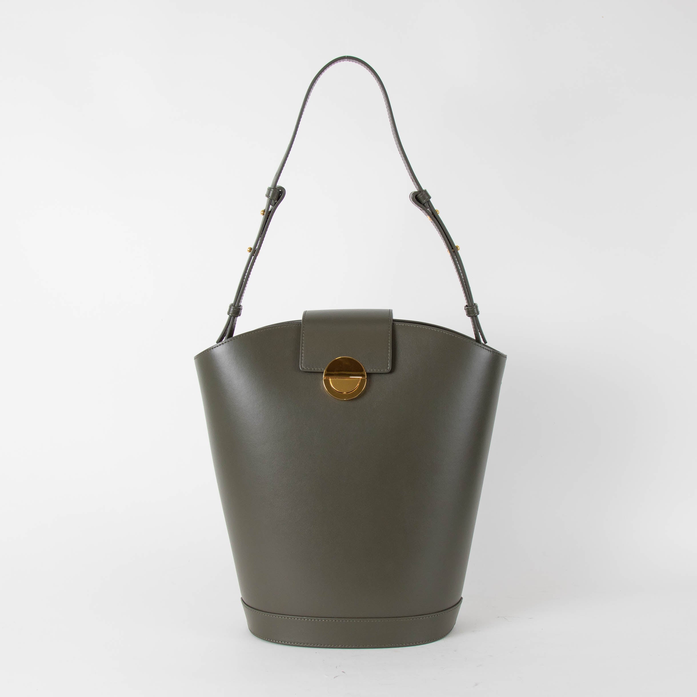 Objets Daso Green Leather Vivian Bucket Bag – Phoenix Style