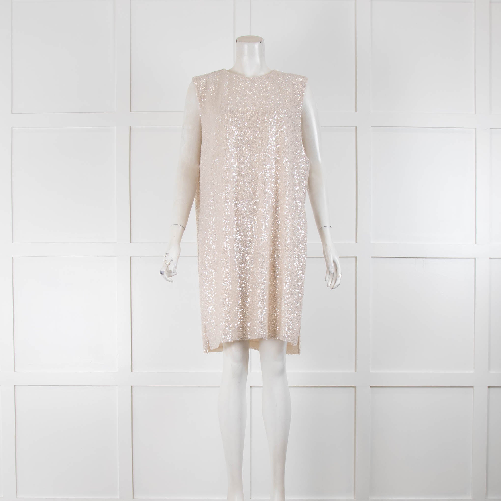 Stina Goya Sugar Swizzle Silver Sequin Dress – Phoenix Style