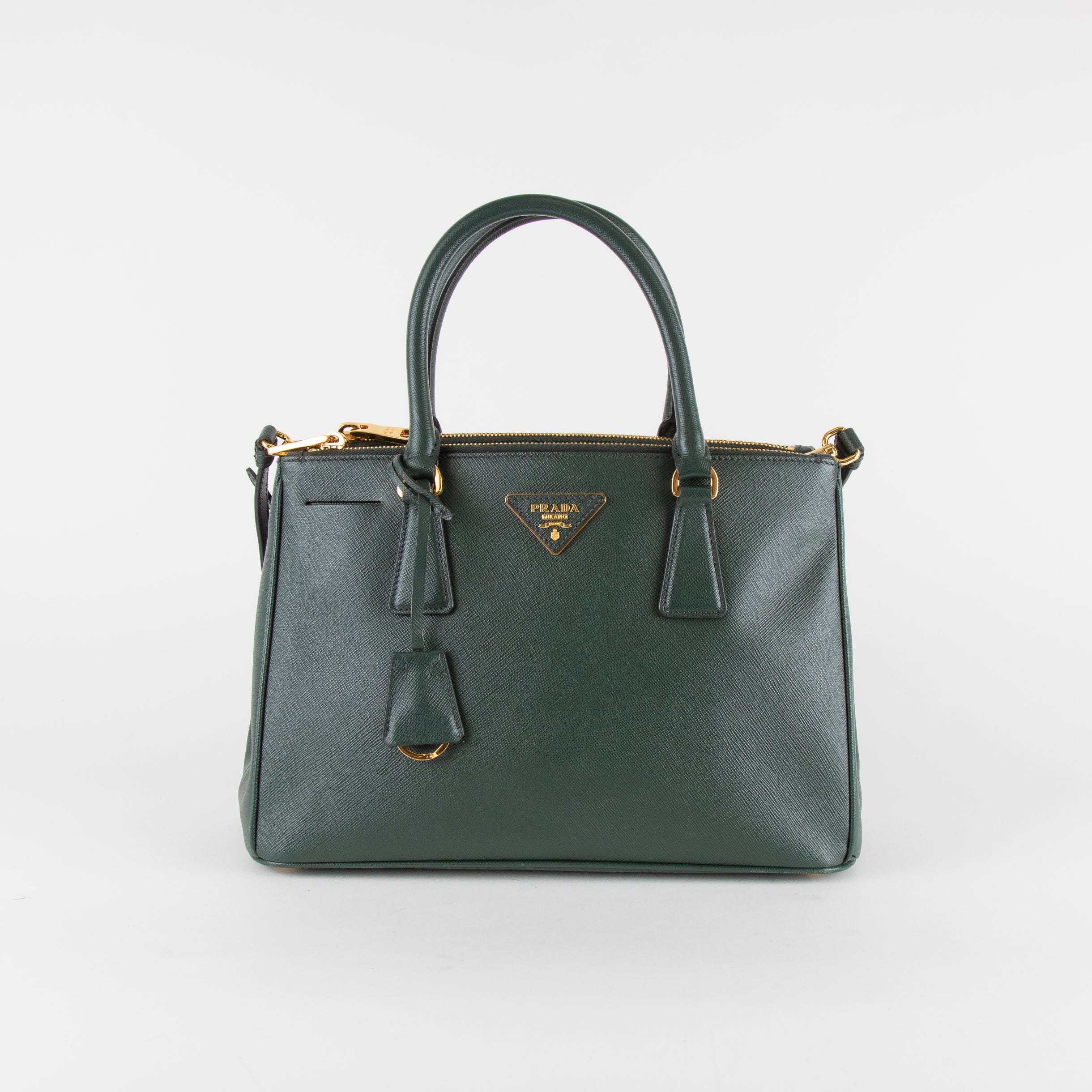 Prada Emerald Green Lux Saffiano Medium Galleria Tote – Phoenix Style