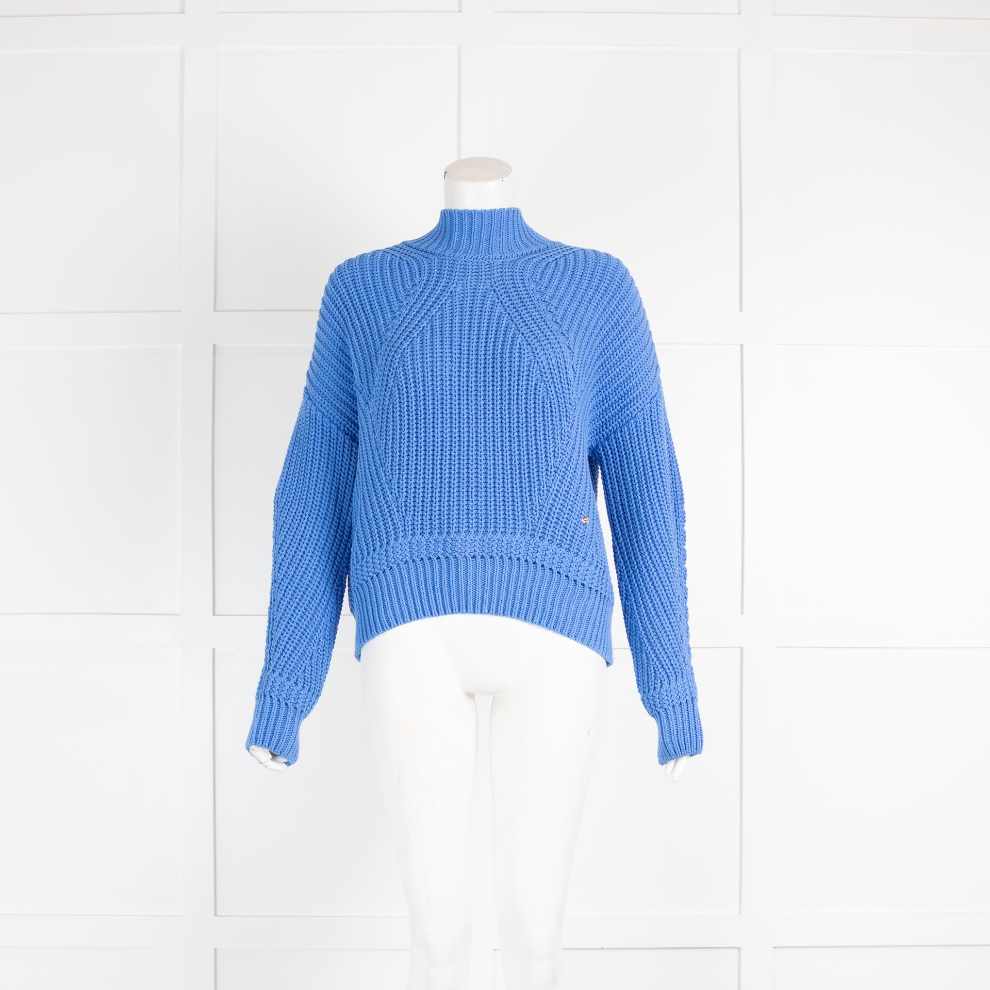 Mos Mosh Blue Chunky Knit Jumper – Phoenix Style