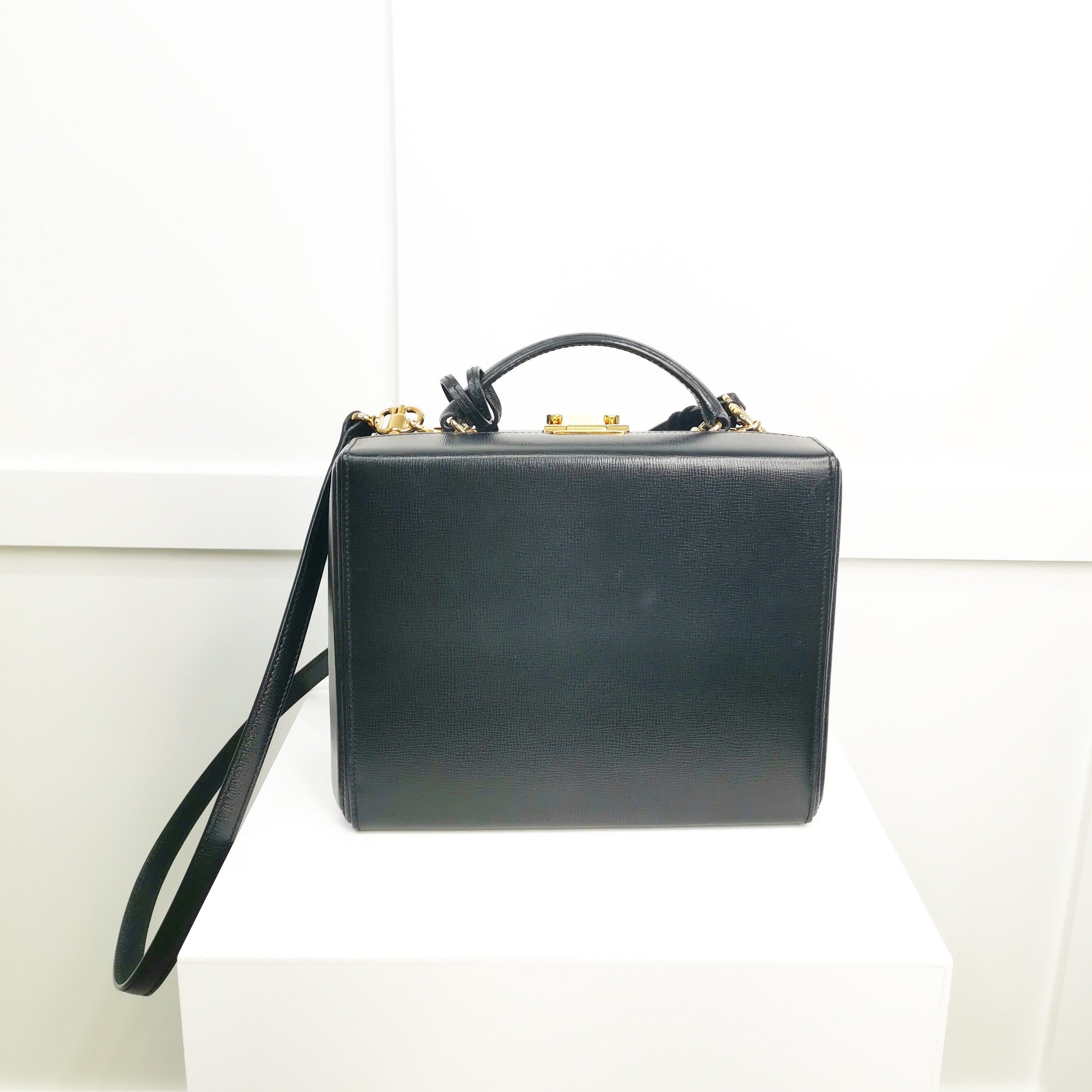 Mark Cross Black Grace leather Cross Body Box Bag – Phoenix Style